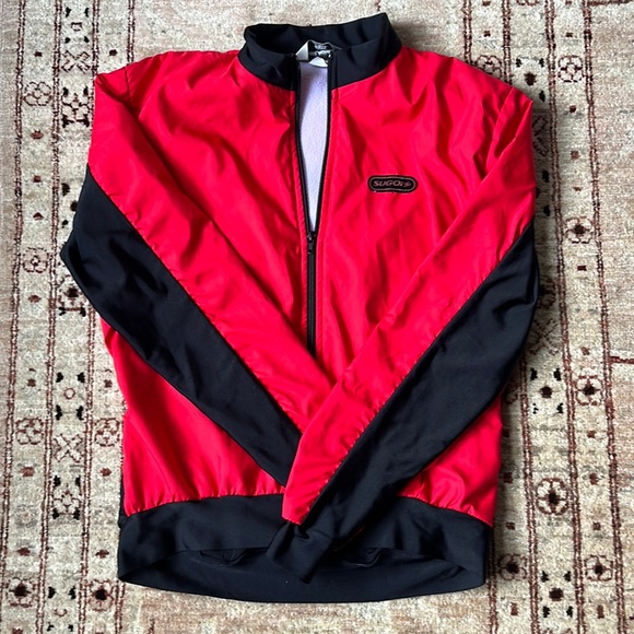 SUGOI | Jackets & Coats | Sugoi Mens M Black And Red Cycling Jacket ...